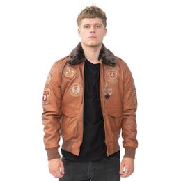 Herren Leder Air Force Bomberjacke - Belgrad