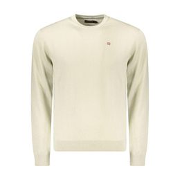 Napapijri Beiger Baumwollpullover f&uuml;r Herren