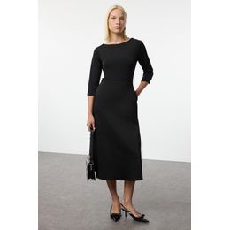 Damen-Midikleid, lang, gerade geschnitten, l&auml;ssig/alltagstauglich