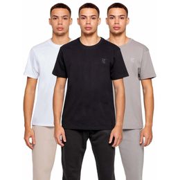 Kruze | 3er-Pack Herren T-Shirt mit Rundhalsausschnitt - Assorted