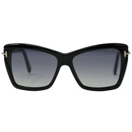 Tom Ford Leah FT0849 01B Schwarze Sonnenbrille