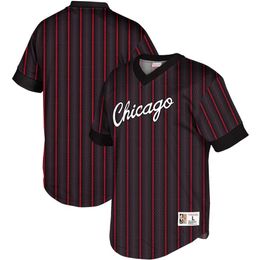 Mitchell & Ness Mitchell & Ness NBA Chicago Bulls Wordmark Mesh Mens T-Shirt