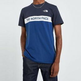 The North Face Herren gewebt Farbe Block T Shirt blau