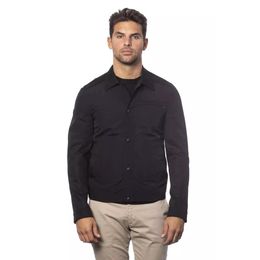 Verri Schwarze Baumwoll-Herren Bomberjacke