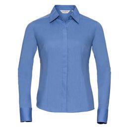 Russel Athletic Russell Collection - Popeline-Bluse mit langen &Auml;rmeln - Damen (Hellblau)