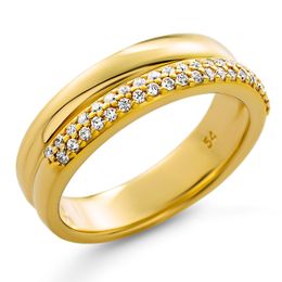 Orphelia 'Emily' Damen-Ring aus 925er Sterlingsilber &ndash; Gold ZR-7581/G