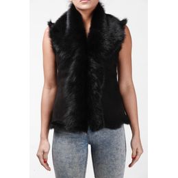 Damen-Shorts-Gilet-Denver aus Toscana-Lammfell