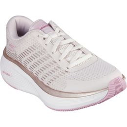 Skechers Performance GO RUN Elevate 2.0 Damen Sneaker aus nat&uuml;rlichen/rosa Textilien