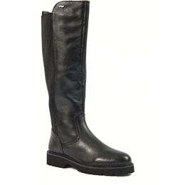 Pod Hannah Leder/Textil Damenstiefel Schwarz