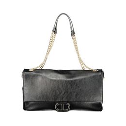 TWINSET Schultertasche mit Kettendetails und Logo