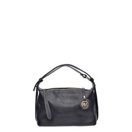 Roberta M Schwarz Rindsledertasche