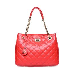 Isabella Rhea Rot Rindsledertasche