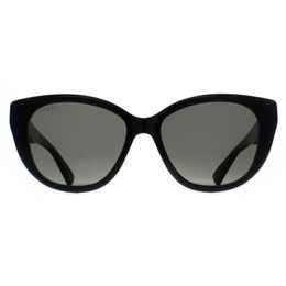 Gucci Cat Eye Damen Schwarz Grau GG1588S