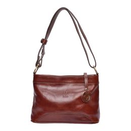 Luisa Vannini Kastanienbraun Rindsledertasche