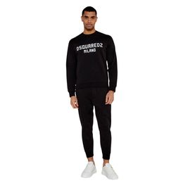 Dsquared2 Milano Logo Schwarzer Trainingsanzug