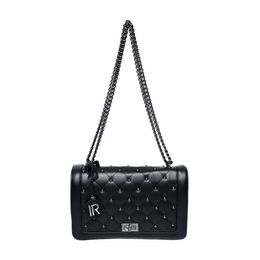 Isabella Rhea Schwarz Rindsledertasche