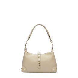 Anna Luchini Beige Rindsledertasche