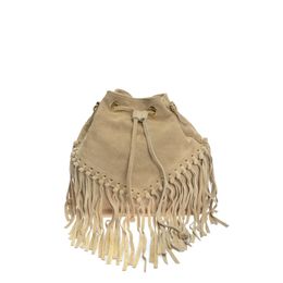 Roberta M Beige Rindsledertasche