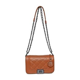 Isabella Rhea Braun Rindsledertasche
