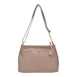 Isabella Rhea Beige Rindsledertasche