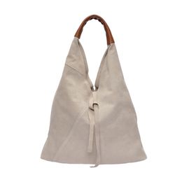 Anna Luchini Beige Rindsledertasche
