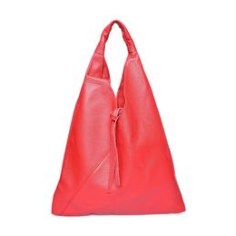 Anna Luchini Rot Rindsledertasche