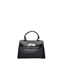 Isabella Rhea Schwarz Rindsledertasche