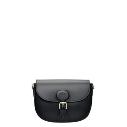 Isabella Rhea Schwarz Rindsledertasche