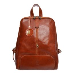 Anna Luchini Braun Rindsledertasche