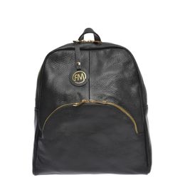 Roberta M Schwarz Rindsledertasche
