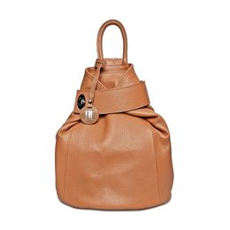 Anna Luchini Braun Rindsledertasche
