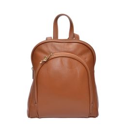 Anna Luchini Braun Rindsledertasche
