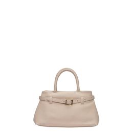 Luisa Vannini Beige Rindsledertasche