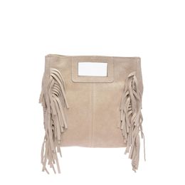 Anna Luchini Beige Rindsledertasche