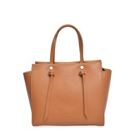 Anna Luchini Braun Rindsledertasche