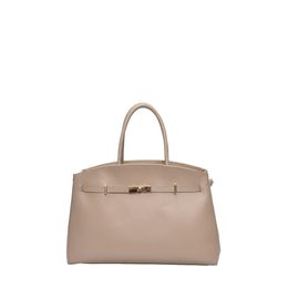 Anna Luchini Beige Rindsledertasche
