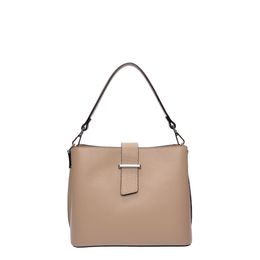 Isabella Rhea Beige Rindsledertasche