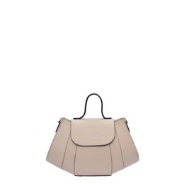 Luisa Vannini Beige Rindsledertasche