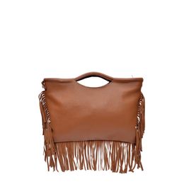 Isabella Rhea Braun Rindsledertasche