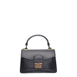 Roberta M Schwarz Rindsledertasche