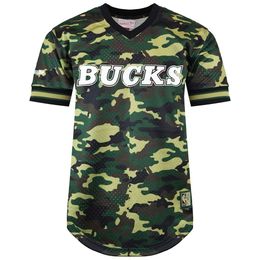 Mitchell & Ness Mitchell & Ness Milwaukee Bucks Mens T-Shirt