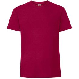Fruit of the Loom Herren Premium T-Shirt (Cranberry)