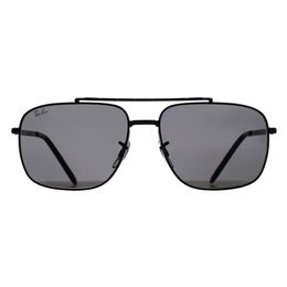 Ray-Ban Rectangle Unisex poliert schwarz dunkelgrau RB3796