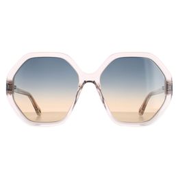 Chlo&eacute; Chloe Runde Damen Rosa Kristall Blau bis Pfirsich Farbverlauf CH0008S Esther