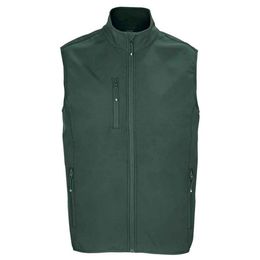 SOLS Herren Falcon Softshell Recycled Body Warmer (Waldgr&uuml;n)