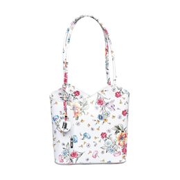 Anna Luchini Mehrfarbig Rindsledertasche