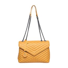 Luisa Vannini Senf Rindsledertasche