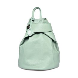 Anna Luchini Gr&uuml;n Rindsledertasche