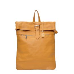 Isabella Rhea Senf Rindsledertasche