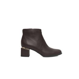 Cerruti 1881 Burgunder Rindsleder Damenstiefel